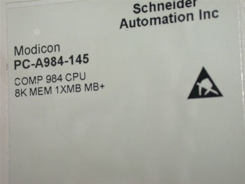 MODICON AEG CPU I/O PLC ASSEMBLY RACK