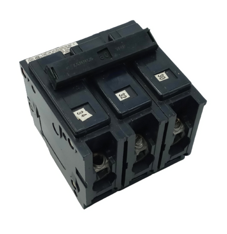 Westinghouse BAB3080H 3 Pole Circuit Breaker 80A 240VAC Bolt-On Mount