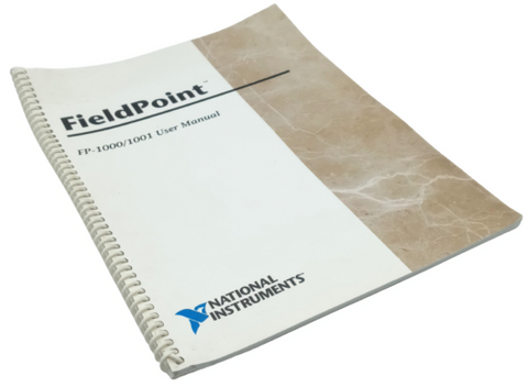 National Instruments Fieldpoint FP1000/1001 User Manual