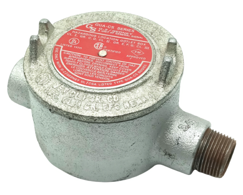O-Z Gedney GUAC/GUJC-75 Explosion Proof RMC Conduit Outlet Box W/ Cove