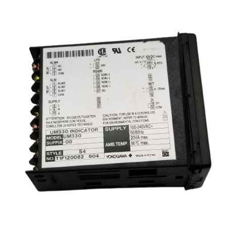 Yokogawa UM330-00 Digital Temperature Indicator 100-240 VAC