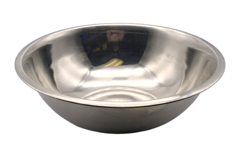 Winco Set of 4 Mixing Bowls 3 Quart, (2) 8 Quart, and 13 Quart Stainle