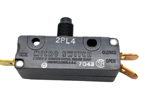 Micro Switch 2PL4 Plunger Switch 15A 125 / 250VAC 3/4 HP 125 VAC 1.5 H