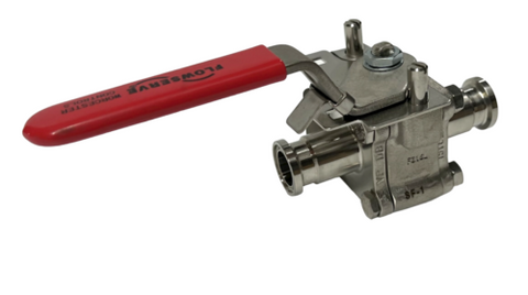 Worcester Controls Flowserve WK706666TTTC Stainless Steel Ball Valve 5