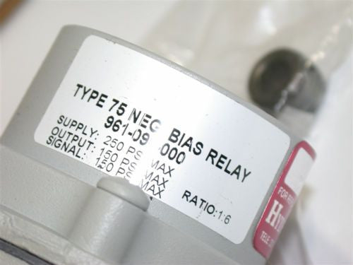 New Marsh Bellofram 961-096-000 Type 75 Precision Relay- Fixed Negativ