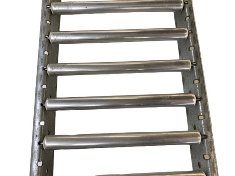 Unex Span Track Carton Flow Gravity Roller Conveyor 9.5" x 93"