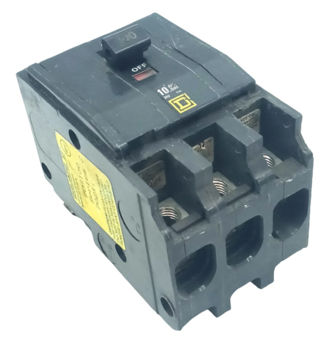 Square D QO3100 3 Pole Circuit Breaker 100A 240VAC 3 PH Plug In Mount ...