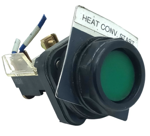 Allen-Bradley 800H-AR Push Button W/ 800T-XD1 Contact Block 600V