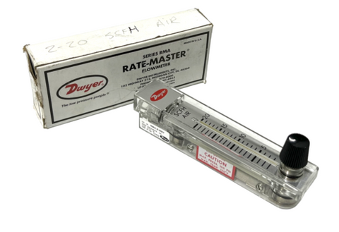 Dwyer RMA-6-SSV Rate-Master Flowmeter Series RMB 20 SCFH 100 PSI