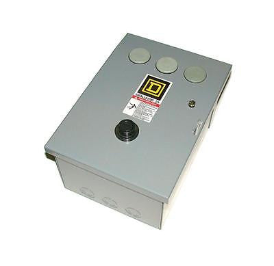 NEW SQUARE D MOTOR STARTER OVERLOAD ENCLOSURE BOX 18 AMP MODEL 8536SBH