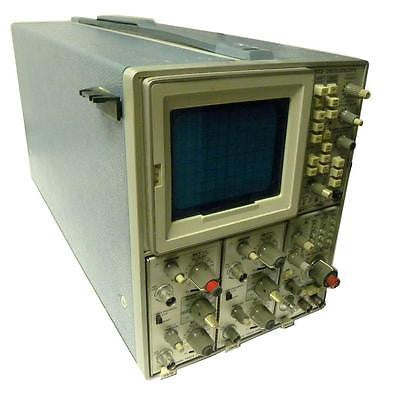 TEKTRONIX 7623 STORAGE OSCILLOSCOPE WITH TWO 7A18 & ONE 7B53 PLUGINS