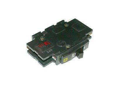 NEW SQUARE D SINGLE POLE 15 AMP CIRCUIT BREAKER 120/240 VAC MODEL QOU1