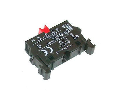 NEW ABB SK 616 002-B PUSHBUTTON CONTACT BLOCK 10 AMP 1 N.O. CONTACTS