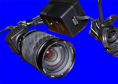 VERY NICE WATEC CCD VIDEO CAMERA WITH COMPUTAR 200 MM LENS AND 12 V PO