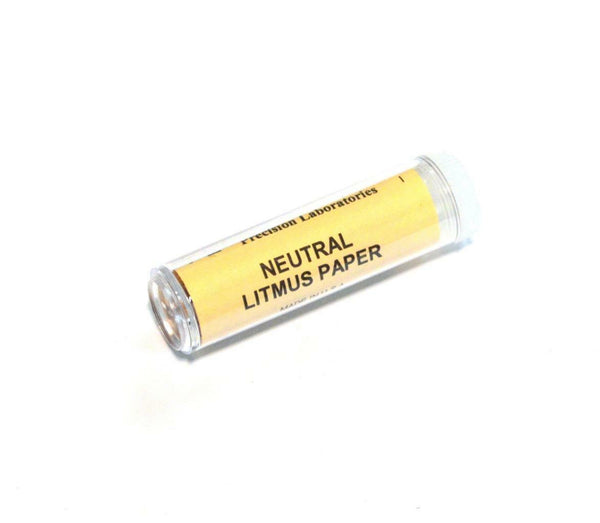 NEW PRECISION LABORATORIES NEUTRAL LITMUS PAPER BOX OF 6 VIALS