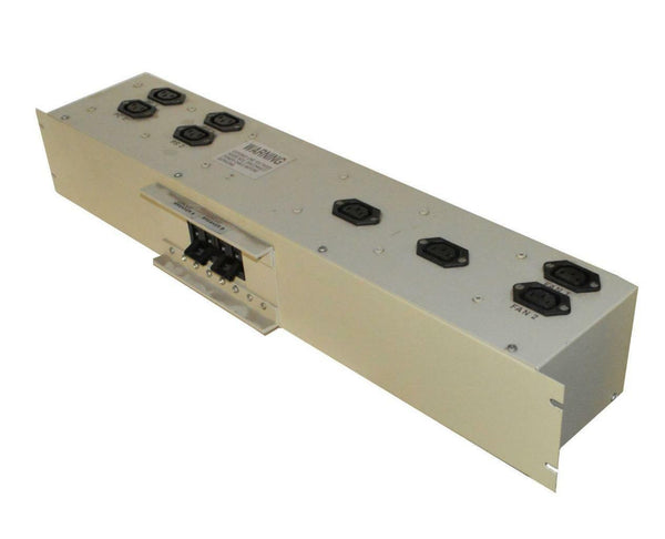 DIGITAL CONTROLS RACK MOUNT AC POWER DISTRIBUTION BOX 220 VOLT 8 OUTPU