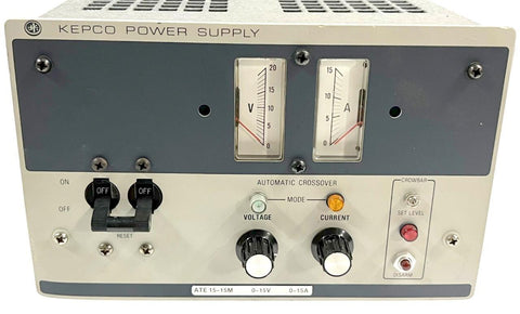 Kepco ATE 15-15M Power Supply 0-15 Volts 0-15 Amps – Surplus Select