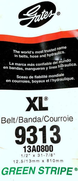 Gates 9313 Accessory Drive Belt 13A0800