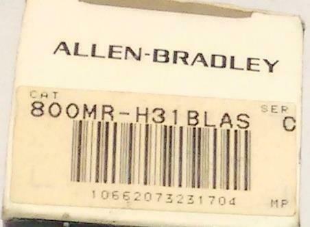 New Allen Bradley 800MR-H31BLAS 2-Position Key Switch Series C ...