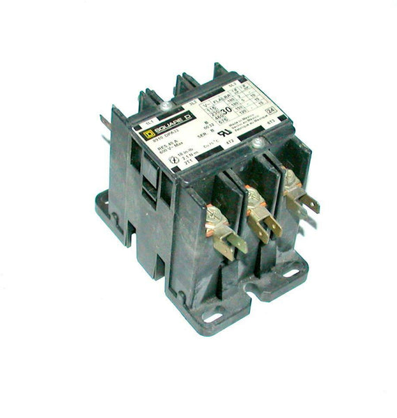 Square D 8910DPA33 Definite Purpose 3-Pole Contactor 30 Amp Series B ...