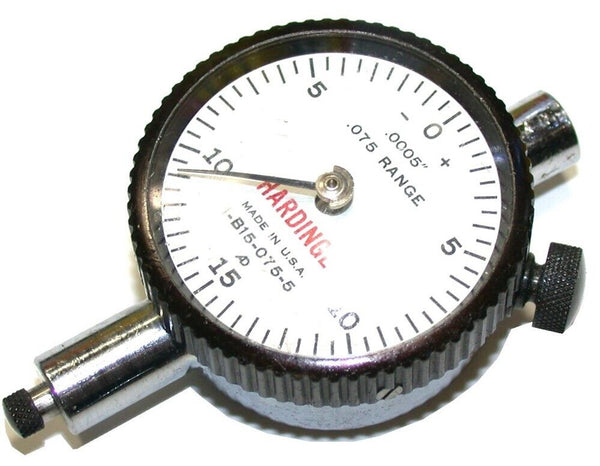 Hardinge Dial .0005" Indicator .075" Range Model 1-B15-075-5