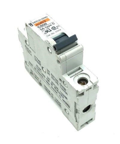 Merlin Gerin C60N5A-Type C 1 Pole Circuit Breaker 5A 277VAC | Surplus Select
