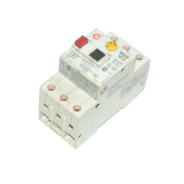 ACI ADVANCE CONTROLS MSM10.0 MOTOR OVERLOAD RELAY