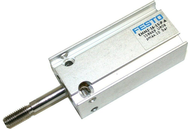 Up to 2 New Festo 158669 Spring Return Air Cylinders .59" Stroke EMMZ-