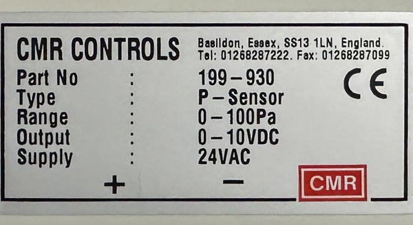 CMR Controls 199-930 P-Sensor | Surplus Select