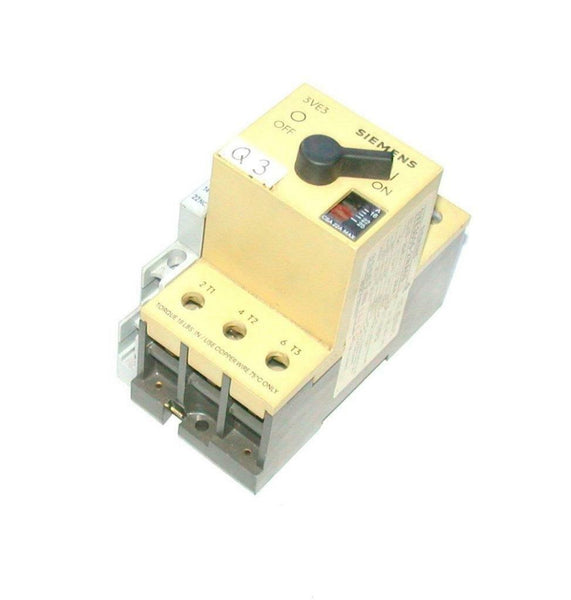SIEMENS 3VE3000-2NA00 MOTOR OVERLOAD RELAY 16-25 AMP