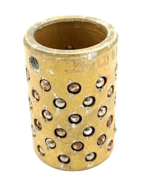 Lempco 9310808 Brass Precision Ball Bearing Retainer Cage 2" L 1" ID