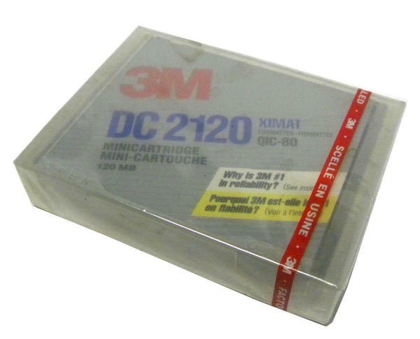 NEW 3M DC2120 MINI DATA CARTRIDGE 120 MB
