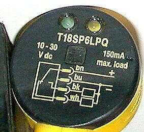 Banner T18SP6LPQ Photoelectric Sensor 10-30 VDC 150 mA