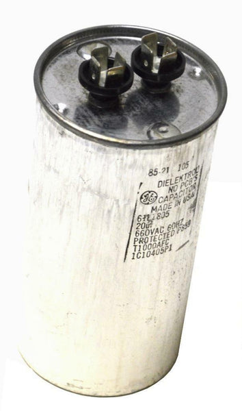 GENERAL ELECTRIC GE DIELEKTROL 61L1805 CAPACITOR 20 UF 660 VAC