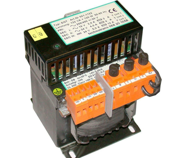 VERY NICE TECHNOTRANS 132 VA 18 V 24 V 24V TRIPLE OUTPUT TRANSFORMER 0