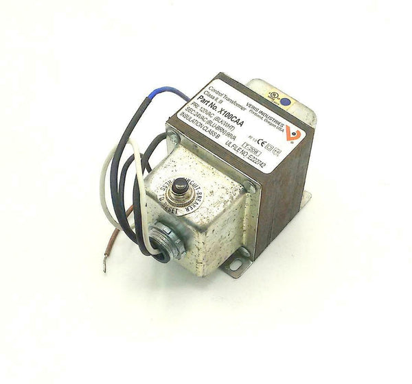 Veris Industries X100CAA Control Transformer Pri. 120 VAC Sec. 24 VAC