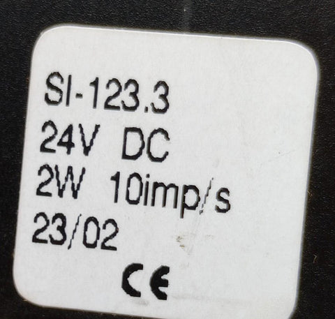 Iskra SI-123.3 7-Digit Electromagnetic Pulse Counter 24VDC 2W