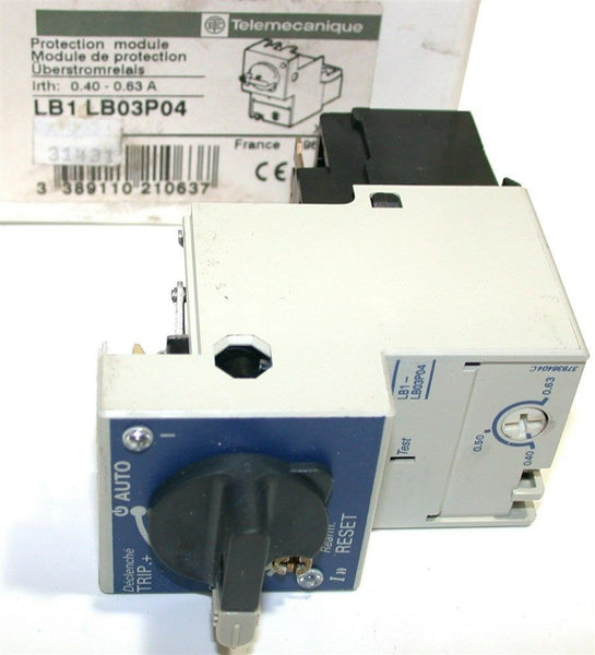 NEW TELEMECANIQUE INTEGRAL STARTER OVERLOAD MODULE 575VAC .40-.63 AMP