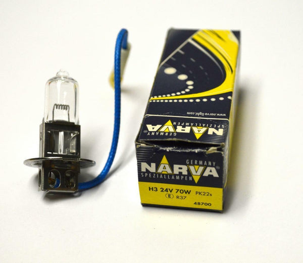 NEW NARVA H3 HEADLIGHT BULB 24 VOLTS 70 WATTS – Surplus Select