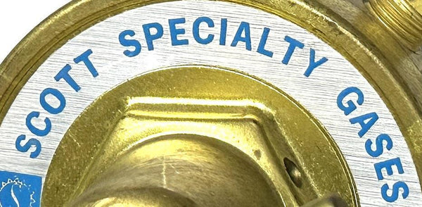 Scott Specialty Gases 11A Air Regulator 2 Gauges 0-60psi 0-4000psi