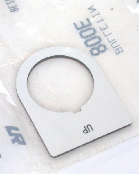 BRAND NEW ALLEN BRADLEY AB LEGEND PLATE UP MODEL 800E-34WE223 (5 AVAIL ...