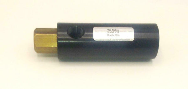 Vac Cubes Model 32 Single Venturi Vacuum Pump 1/4 & 3/8 NPT Ports