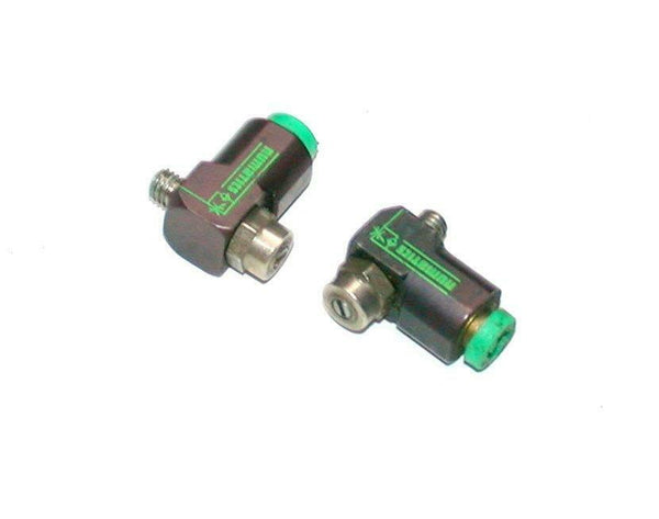 Lot of 2 Mini Numatics Flow Control Valves 4 mm Airline Push Lock