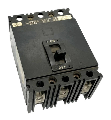 Square D FAP36015 3-Pole I-Line Circuit Breaker 15A 600VAC 3 Phase Plug ...