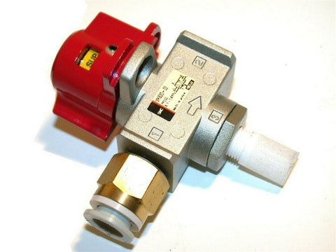 SMC Pressure Relief 3 Port Valve with Locking Holes 1/4" NPT VHS20-02-