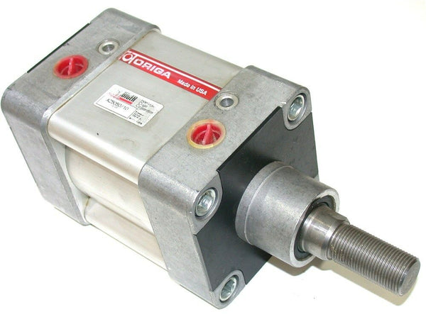 UP TO 2 NEW HOERBIGER ORIGA 10mm STROKE 2" BORE MAGNETIC AIR CYLINDERS