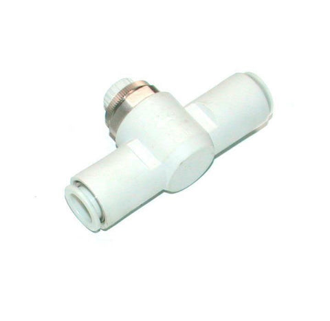 NEW SMC AS 4001F INLINE FLOW CONTROL VALVE 12 MM AIRLINE 1/2 NPT