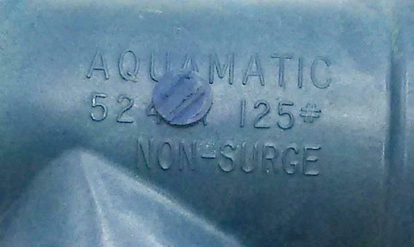 Aquamatic 524-A Plastic Pneumatic Diaphragm Valve 1/8 NPT Non-Surge 12