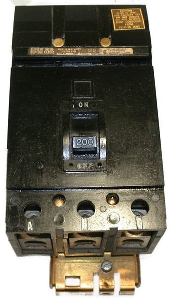 Square D 200 Amp 240 Volt 3 Pole I-Line Circuit Breaker Q2-32200