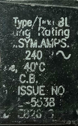 Siemens B315 3 Pole Thermal Magnetic Circuit Breaker 15A 240VAC 60HZ B